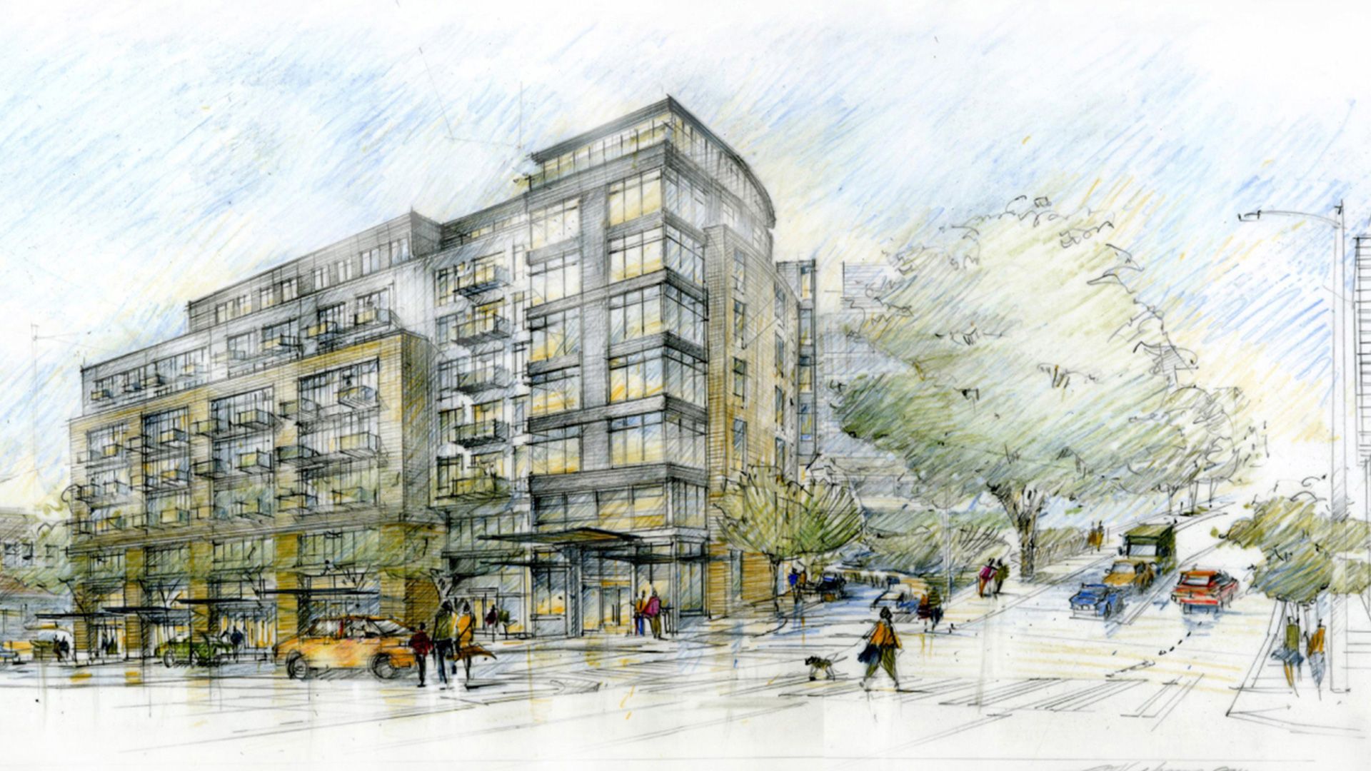 Eight-story mixed-use project proposed for site on West Roy - Swenson ...