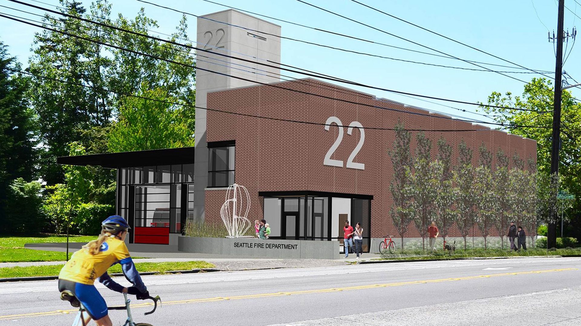 Fire Station 22 design reflects its key location - Swenson Say Fagét
